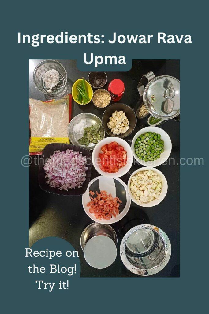 Jowar Rava Upma Recipe - The Mad Scientists Kitchen