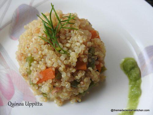 Healthy and Tasty Quinoa Uppittu