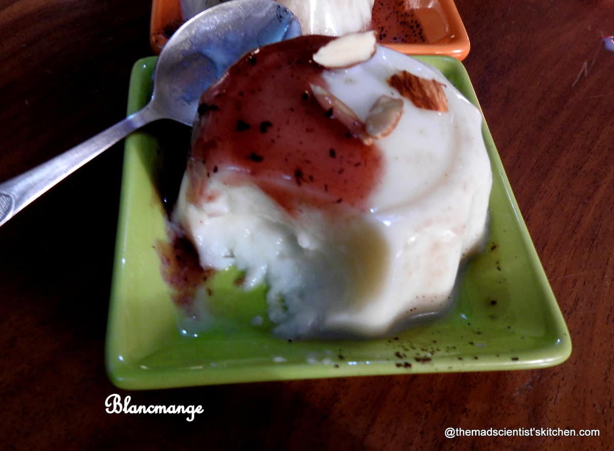Delicious Blancmange a trip to Childhood - The Mad Scientists Kitchen