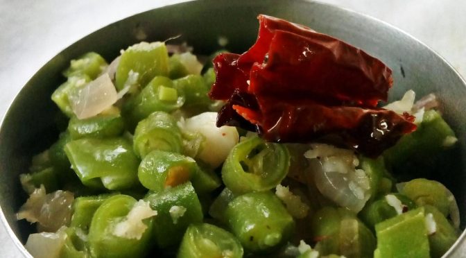 French Beans Foogath ~ Everyday Goan Cuisine - The Mad Scientist's Kitchen