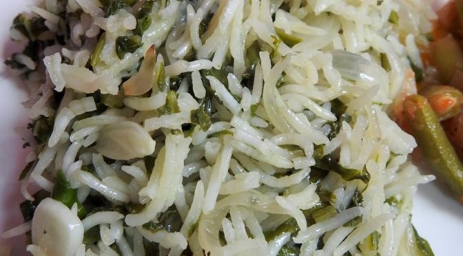 Greek Spinach Rice|Spanakorizo - The Mad Scientist's Kitchen