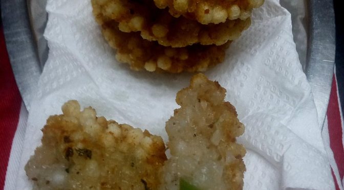 Sabudana Vada Recipe|How to make Sabudana Vada|Fasting Foods - The Mad ...