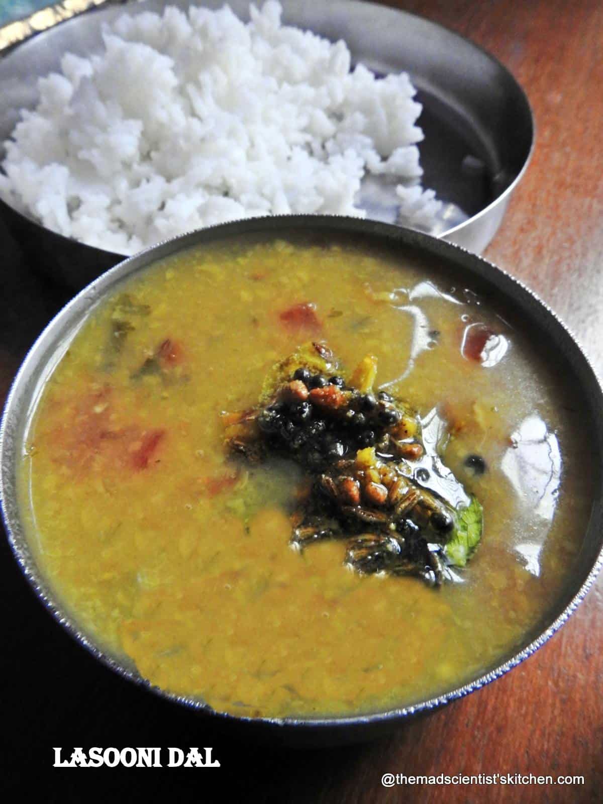Lasooni Dal Recipe - The Mad Scientists Kitchen