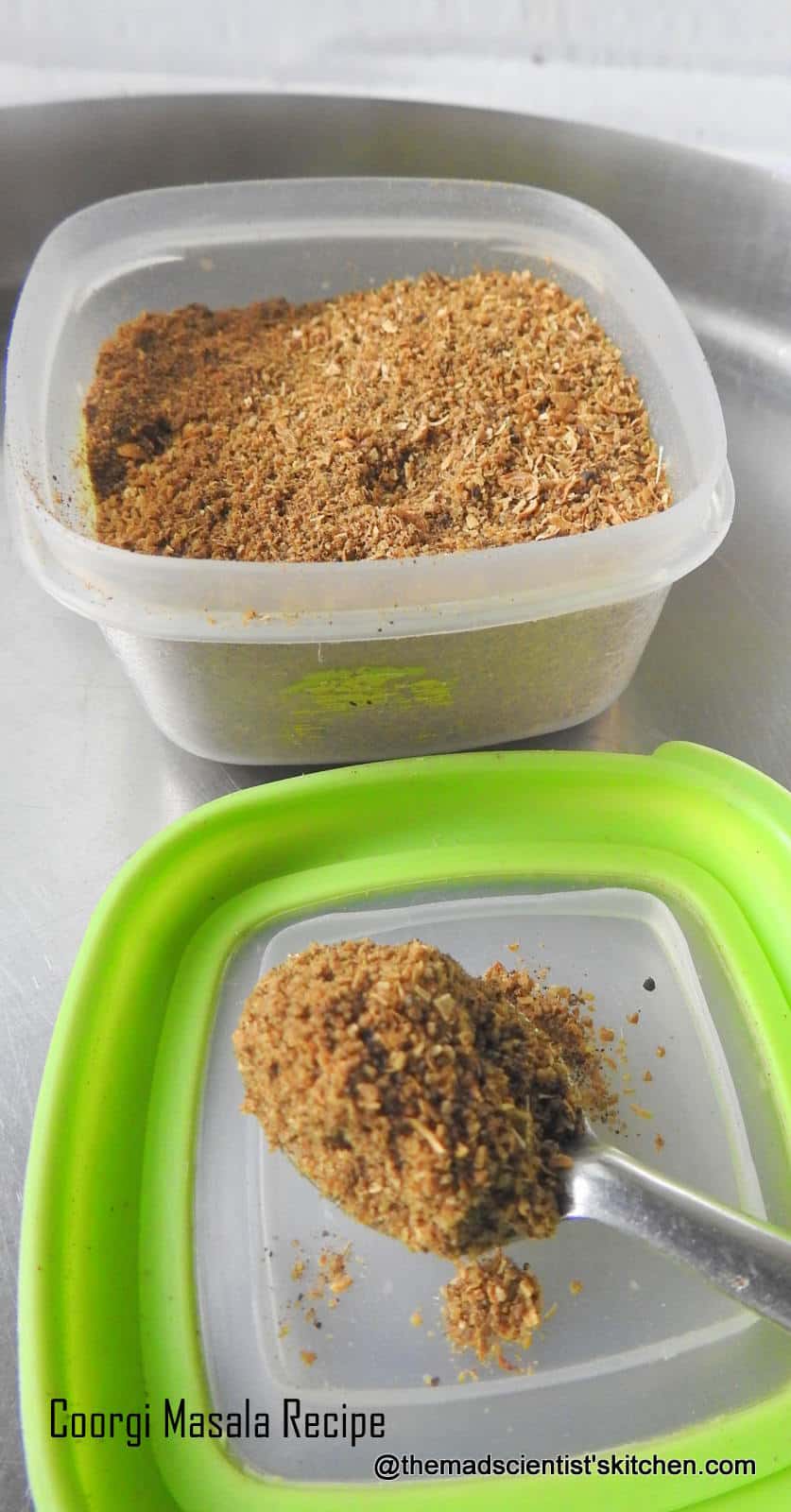 Coorgi Masala Recipe - The Mad Scientists Kitchen
