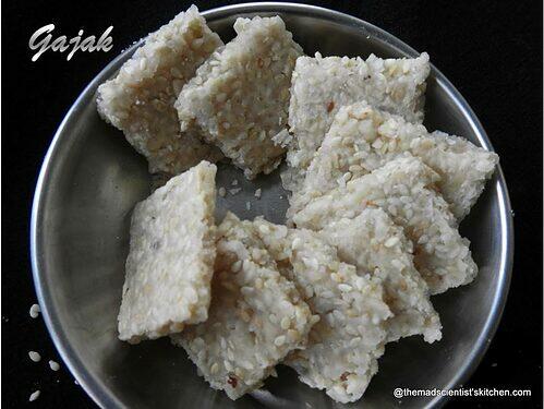Gajak Recipe - The Mad Scientists Kitchen