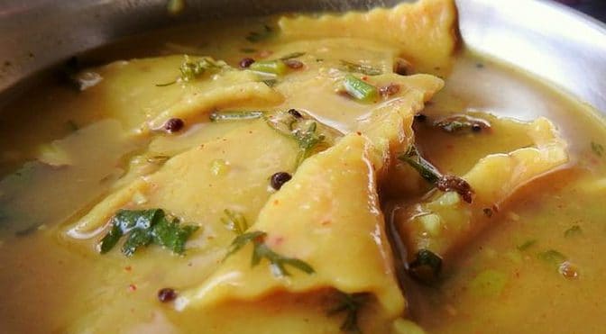 Dal Dhokli| Stew of Dal and Wheat Flour Noodles - The Mad Scientist's ...