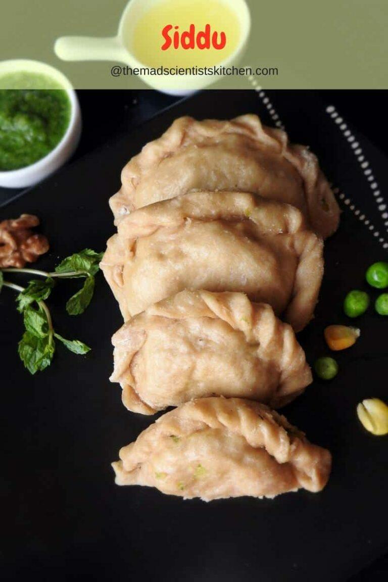 Siddu /Sidu Steamed Bread - The Mad Scientists Kitchen