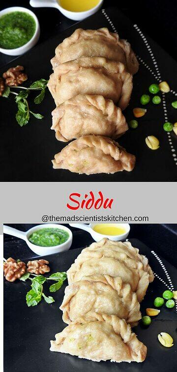 Siddu /Sidu Steamed Bread - The Mad Scientists Kitchen