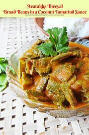 Broad Beans in a Coconut Tamarind Sauce