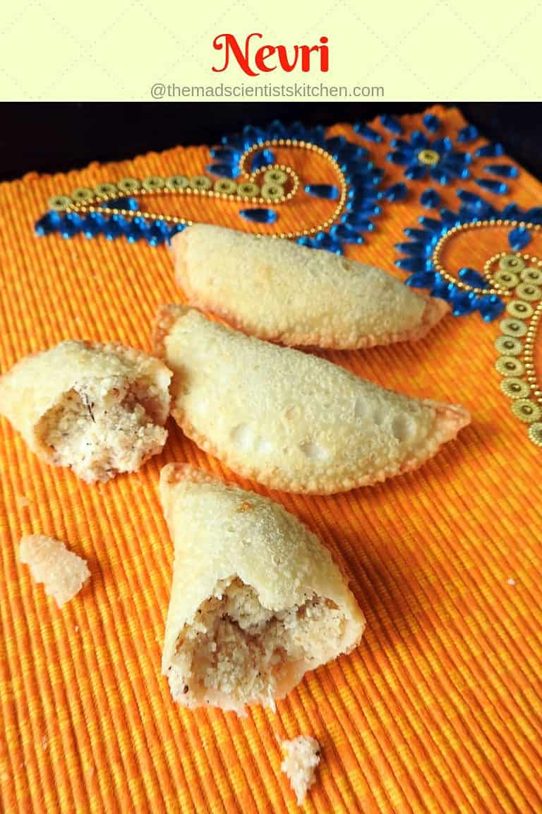 Nevri| Ghujia| Karanji|Karchikai - The Mad Scientists Kitchen