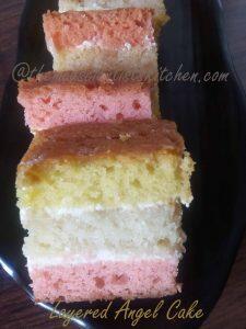 Layered Angel Cake the British Version -msk