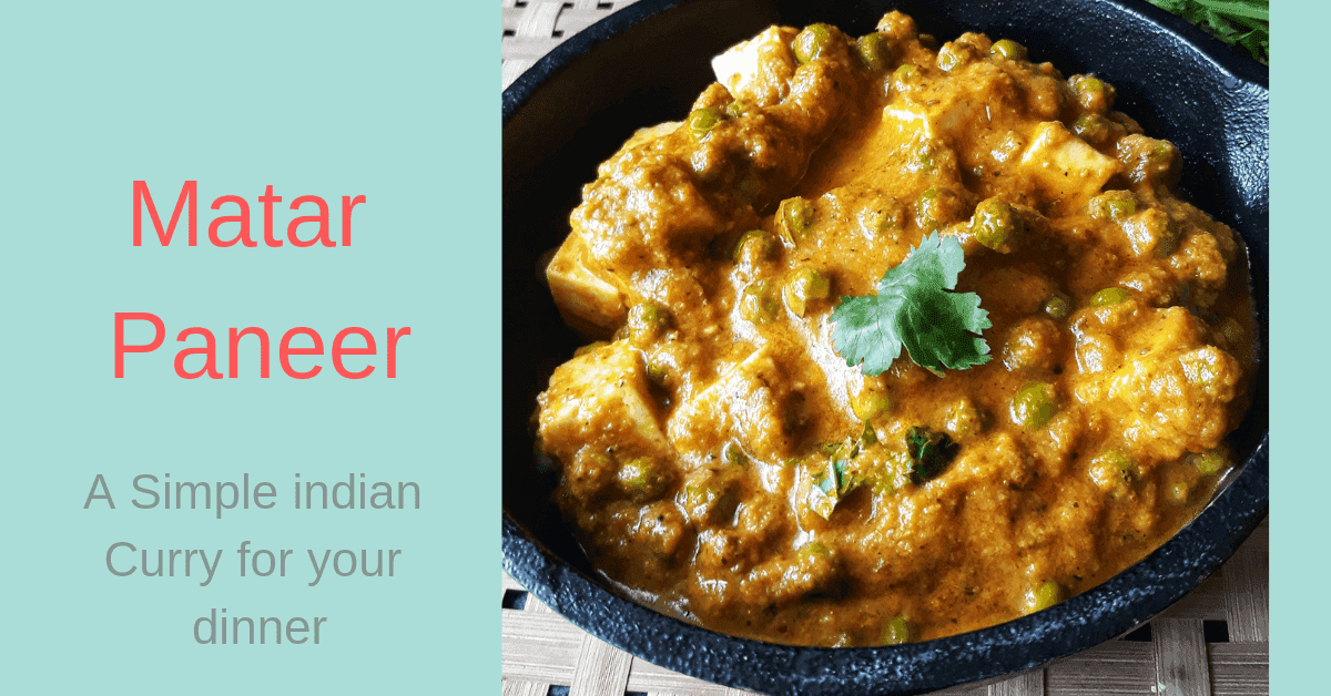 How To Make Matar Paneer - The Mad Scientists Kitchen
