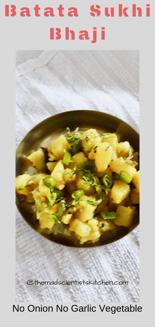 Batata Sukhi Bhaji|Goan Cuisine - The Mad Scientists Kitchen