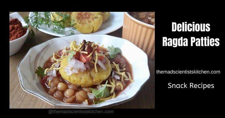 Ragda Patties Recipe-Homemade Chaat|The Mad Scientists Kitchen