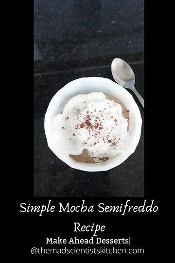 Easy Mocha Semifreddo Recipe - The Mad Scientists Kitchen