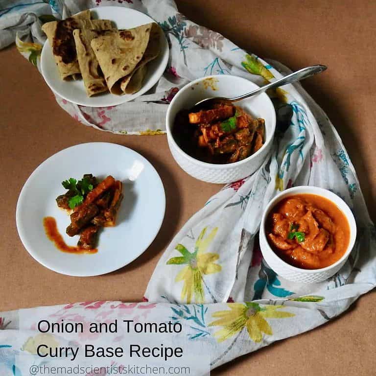 Onion and Tomato Curry Base Recipe -The Mad Scientists Kitchen