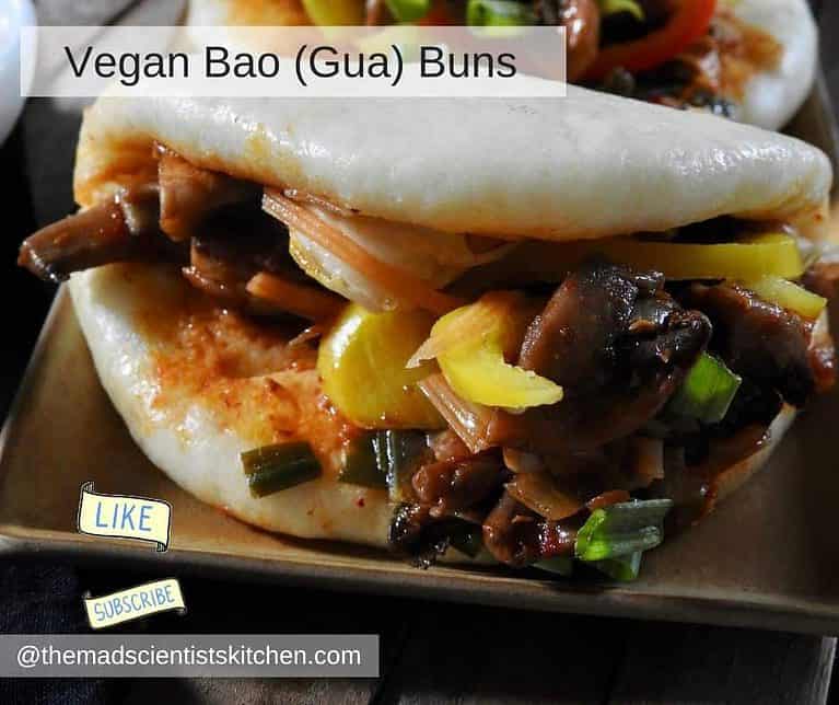 How to make Vegan Bao(Gua) Buns | The mad Scientists Kitchen