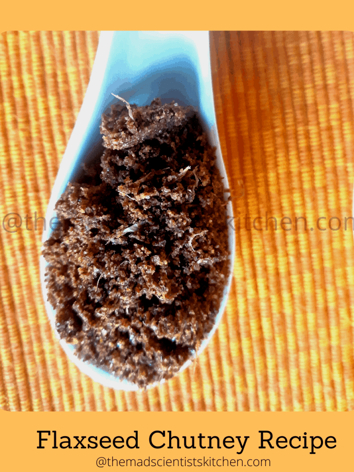 Gun Powder Chutney Recipe - The Mad Scientists Kitchen