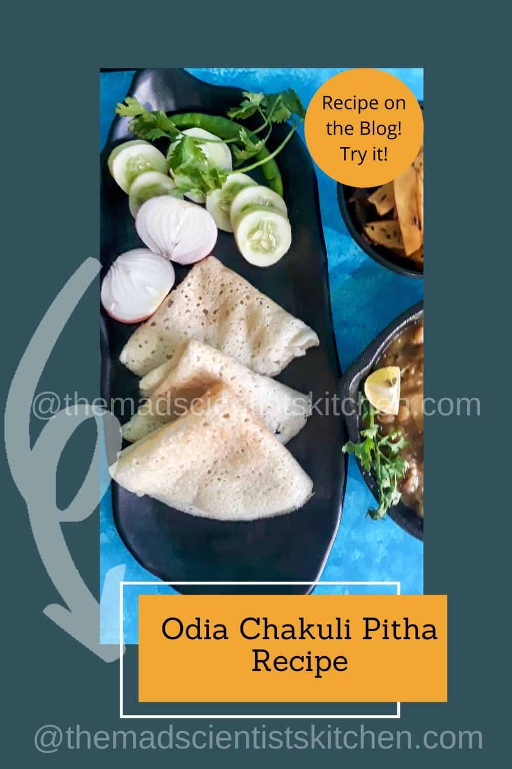 Odia Chakuli Pitha Recipe |The Mad Scientists Kitchen