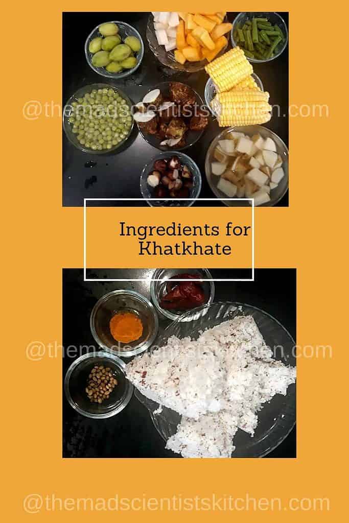 Khatkhate Recipe, A Goan Vegan Delicacy - The Mad Scientists Kitchen