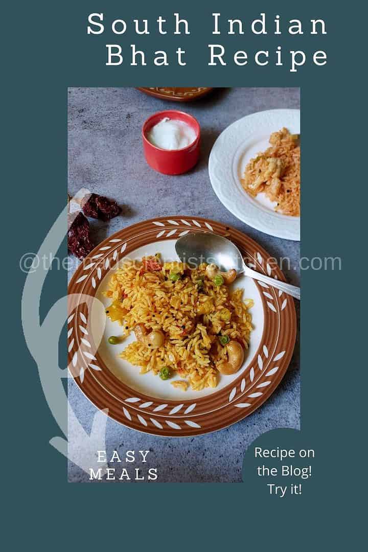 South Indian Bhat Recipe - The Mad Scientists Kitchen
