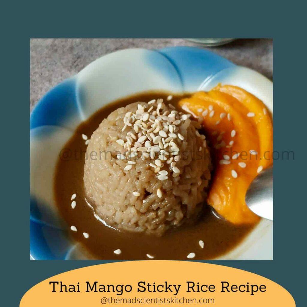 Thai Mango Sticky Rice Recipe - The Mad Scientists Kitchen
