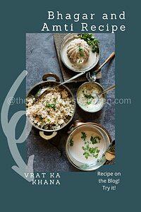 Bhagar and Amti Recipe - The Mad Scientists Kitchen