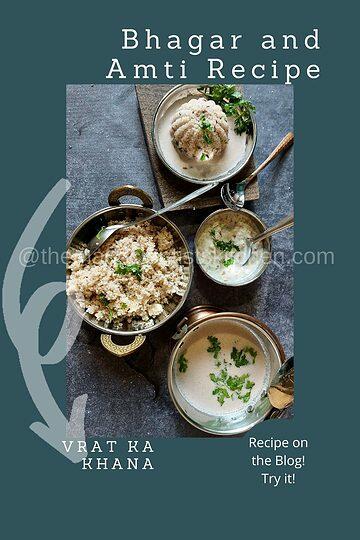 Bhagar and Amti Recipe - The Mad Scientists Kitchen