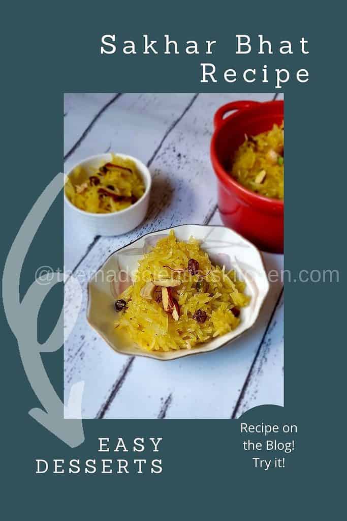 Sakhar Bhat Recipe - The Mad Scientists Kitchen
