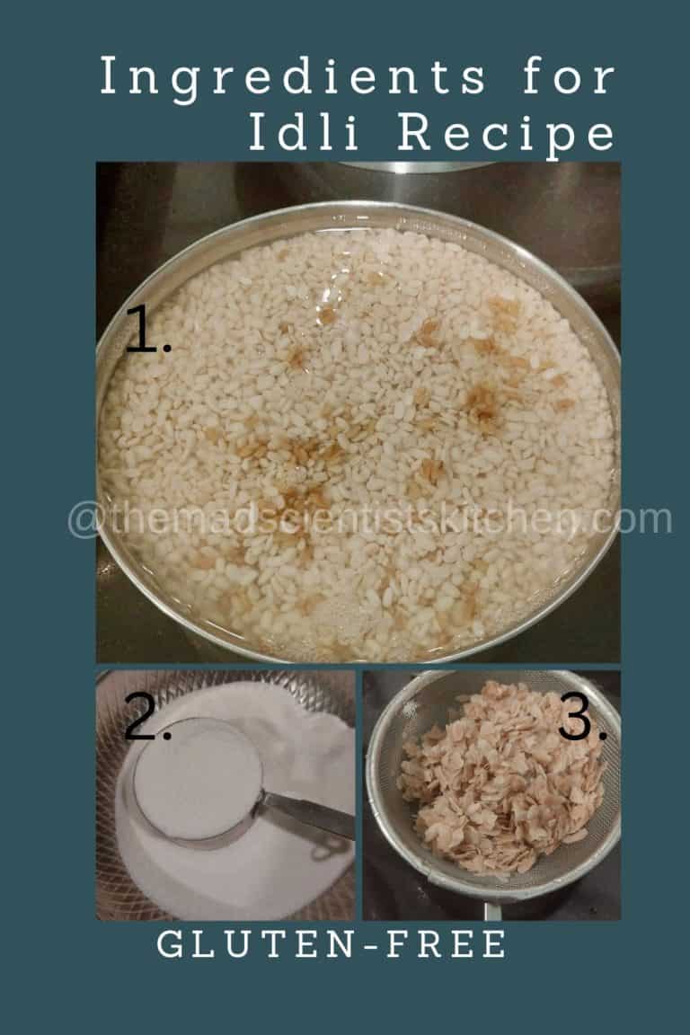 Idli(Steamed Rice Cakes) - The Mad Scientists Kitchen