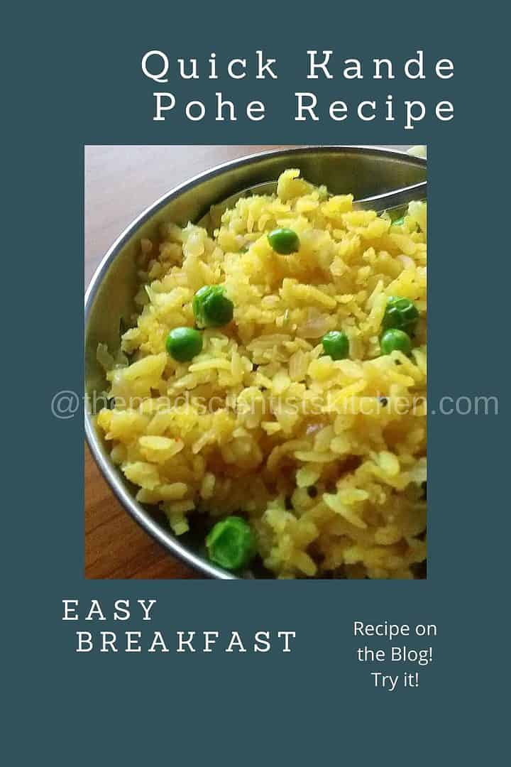 Quick Kande Pohe Recipe - The Mad Scientists Kitchen