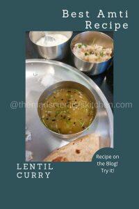 Best Amti Recipe - The Mad Scientists Kitchen