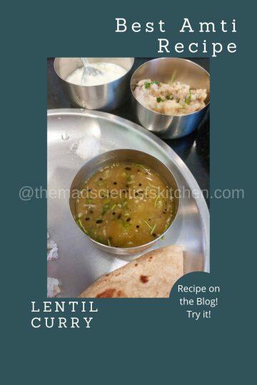 Best Amti Recipe - The Mad Scientists Kitchen