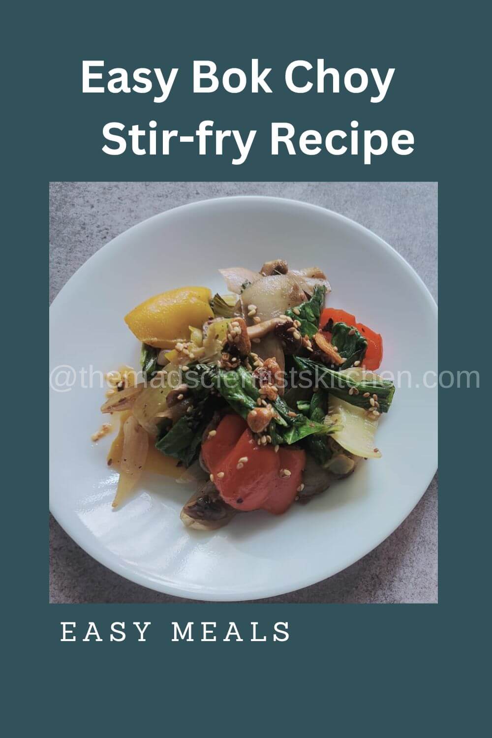 Easy Bok Choy Stir-fry Recipe - The Mad Scientists Kitchen