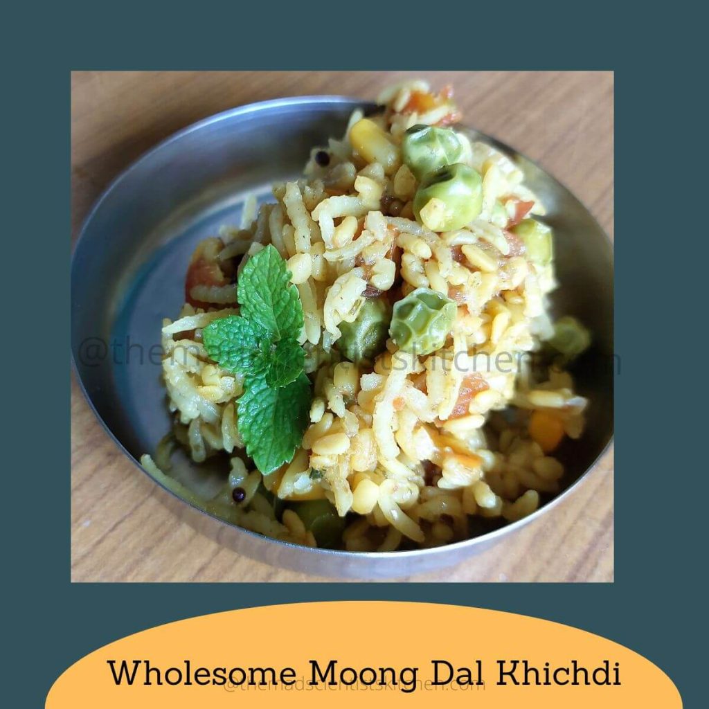 Moong Dal Khichidi - The Mad Scientists Kitchen