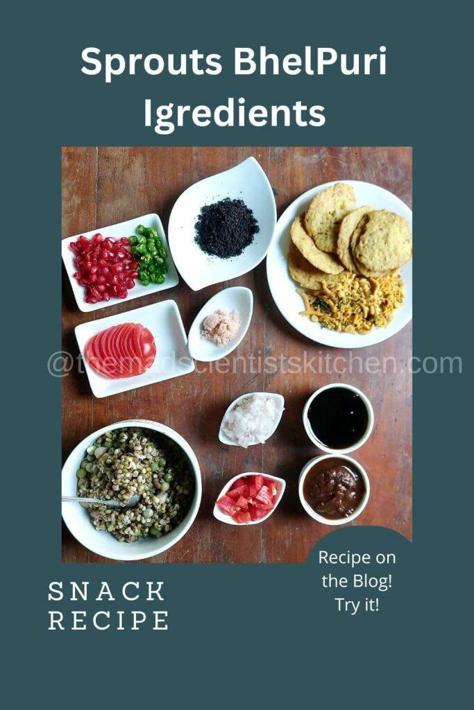 Sprouts BhelPuri Recipe - The Mad Scientists Kitchen