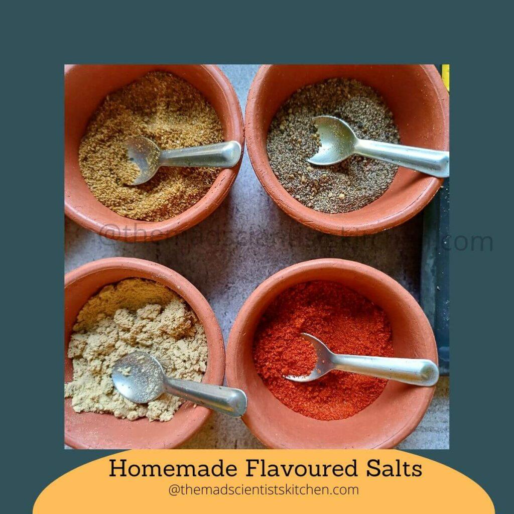 Homemade Flavored Salts - The Mad Scientists Kitchen