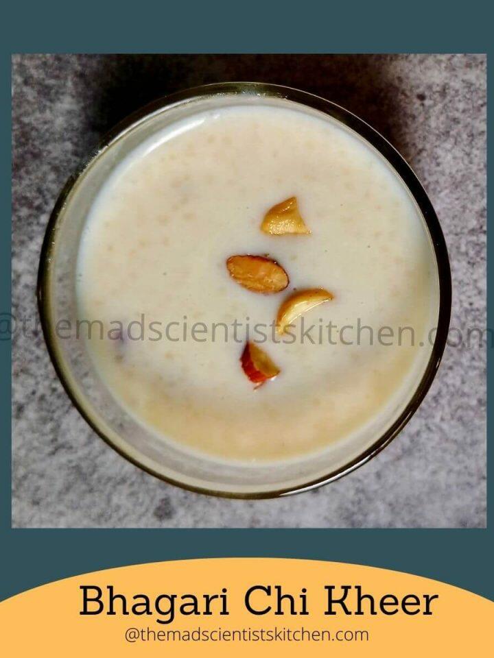 Bhagar and Amti Recipe - The Mad Scientists Kitchen