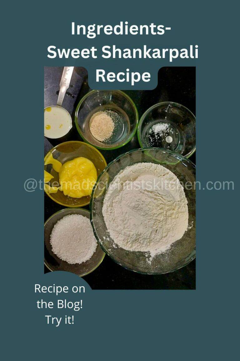 Sweet Shankarpali Recipe - The Mad Scientists Kitchen
