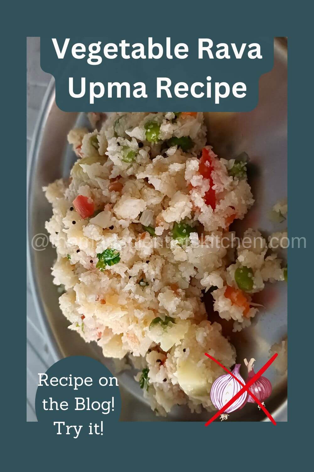 Vegetable Rava Upma Recipe - The Mad Scientists Kitchen