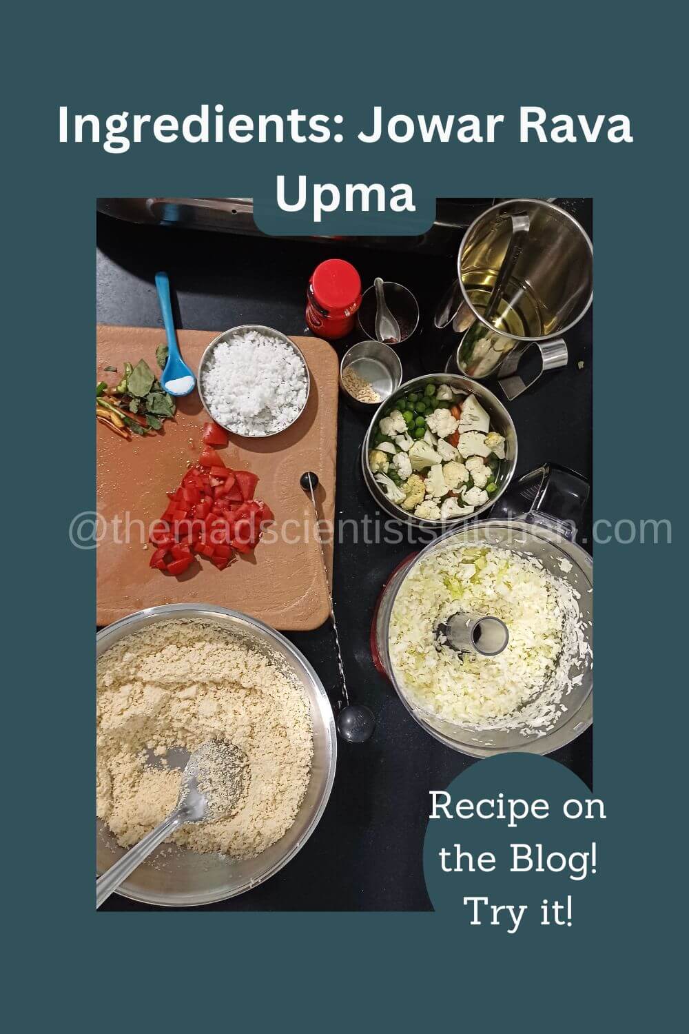 Vegetable Rava Upma Recipe - The Mad Scientists Kitchen